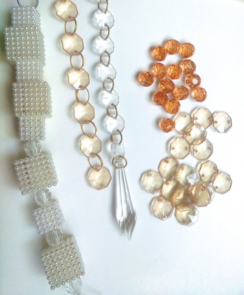 Buy Best White Crystal Beads Curtain - Shop Door Bead Curtain