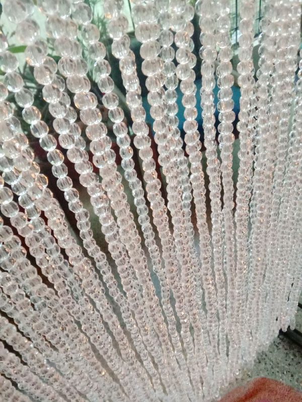 Best Beaded Room Partition - NEW YORK Glittering Transparent Crystal ...