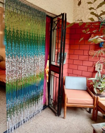 Best India Interior Design - Blue Door Bead Curtains - Shop