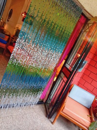 Best India Interior Design - Blue Door Bead Curtains - Shop