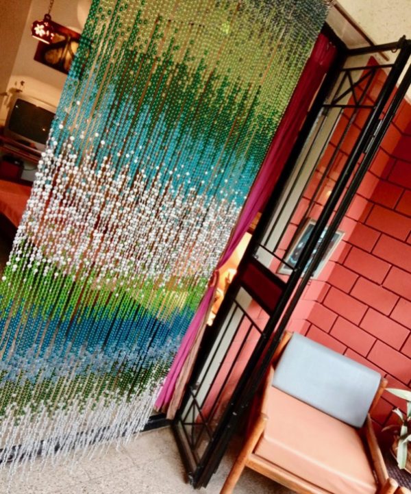 Best India Interior Design - Blue Door Bead Curtains - Shop