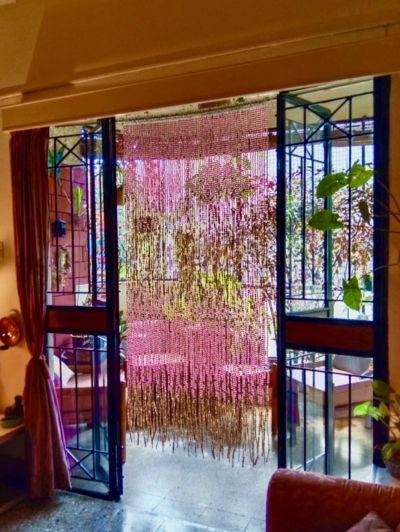 Living Room Bead Curtains Interior Design - Memories Of A Butterfly