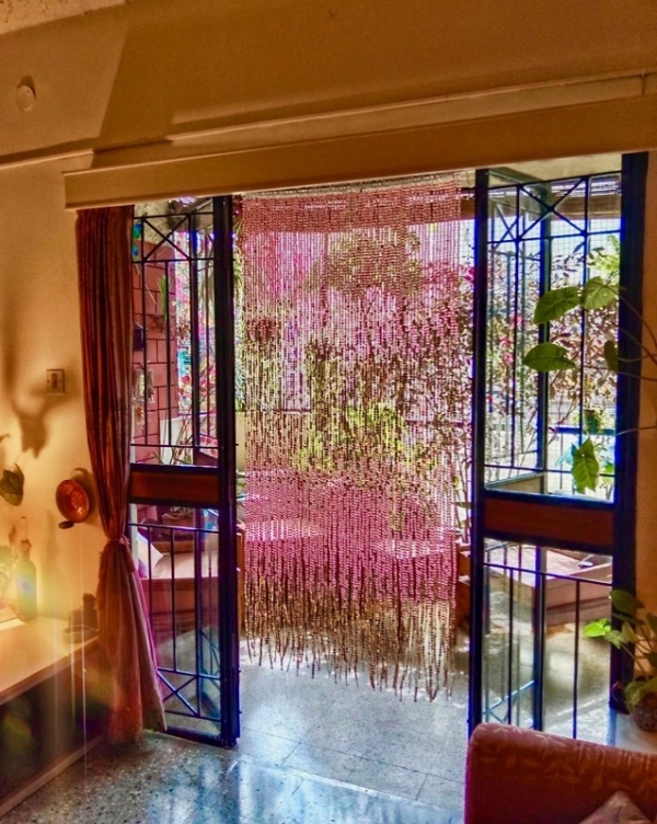 Living Room Bead Curtains Interior Design - Memories Of A Butterfly